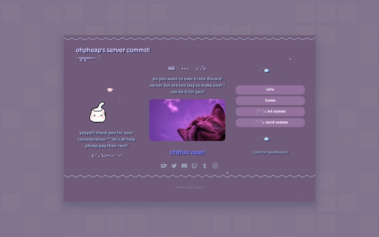 ohpheap discord server comms!